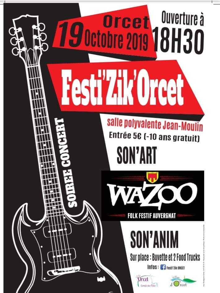 Son'Art + Wazoo au Festi'Zik' à Orcet | Oukonva