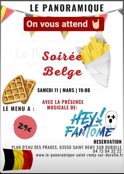 Hey Fantôme au Panoramique à St-Rémy-sur-Durolle | Oukonva