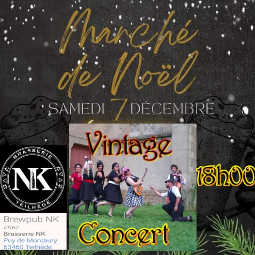 Vintage à la Brasserie NK à Teilhède - 63 | Oukonva