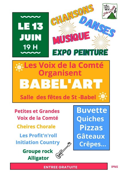 Les Voix De La Comté + AlligaTor + ... à Saint-Babel - 63 | Oukonva