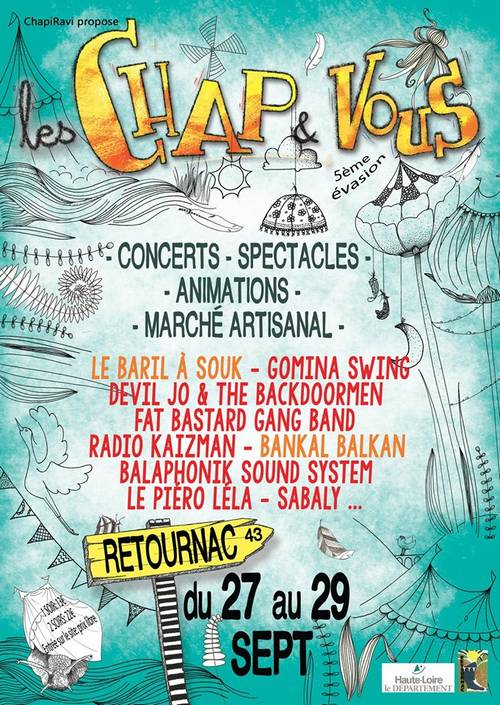 Festival Les Chap' & Vous à Retournac | Oukonva