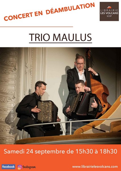 Trio Maulus à la Librairie des Volcans à Clermont-Fd | Oukonva